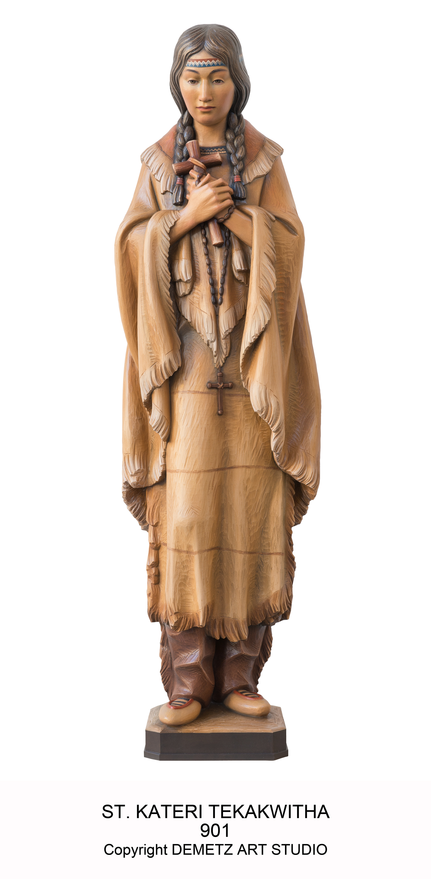 St. Kateri Tekakwitha Statue in Fiberglass - St. Andrew's Book, Gift ...